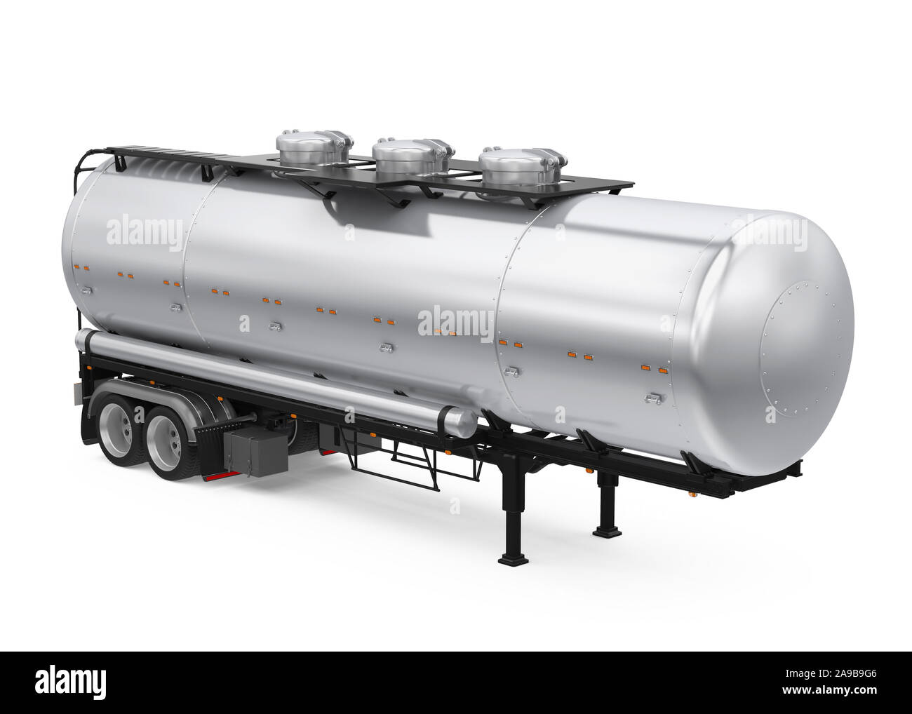 Tank Trailer Isolated Stock Photo - Alamy