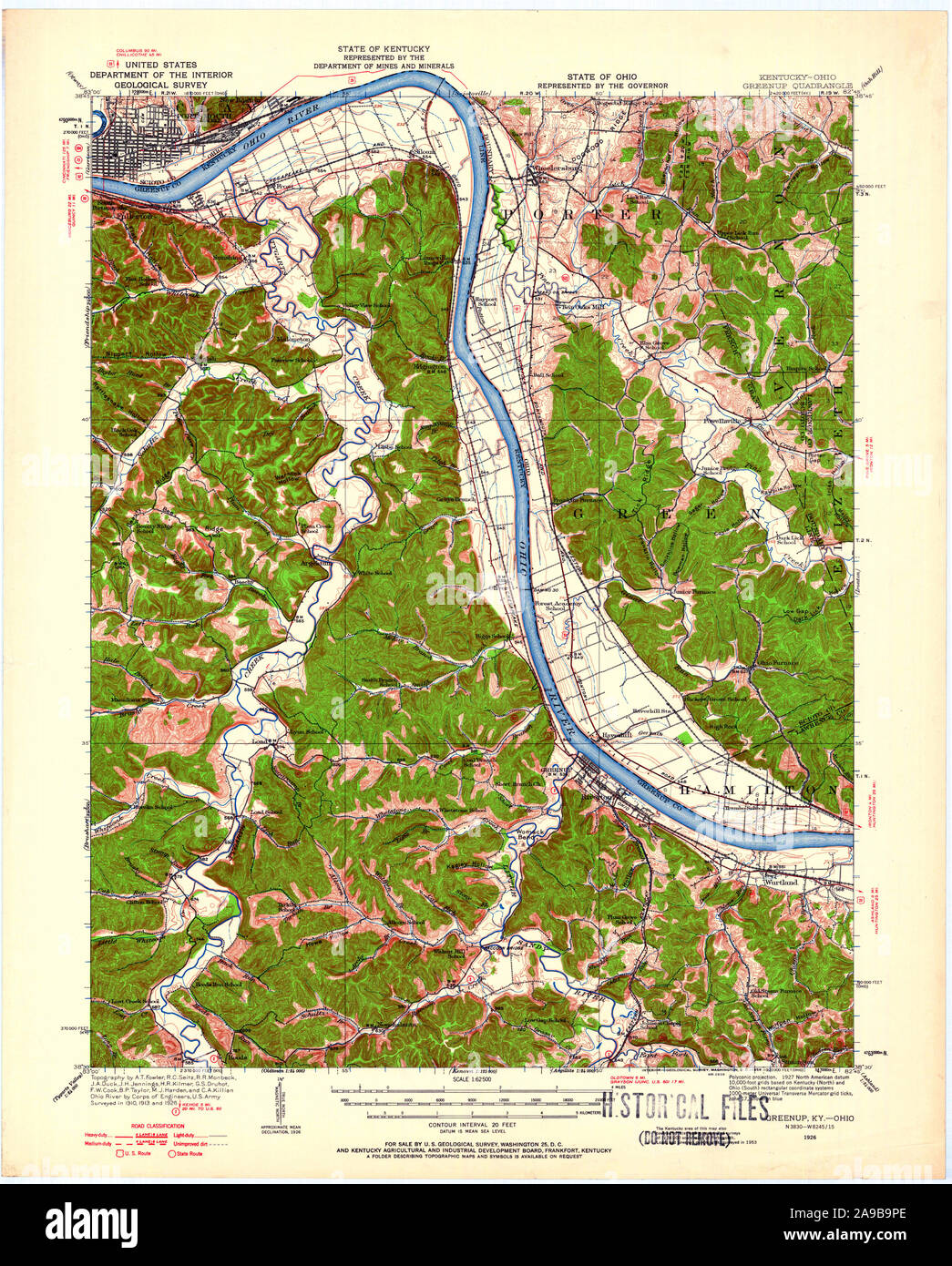 Map of greenup hi-res stock photography and images - Alamy