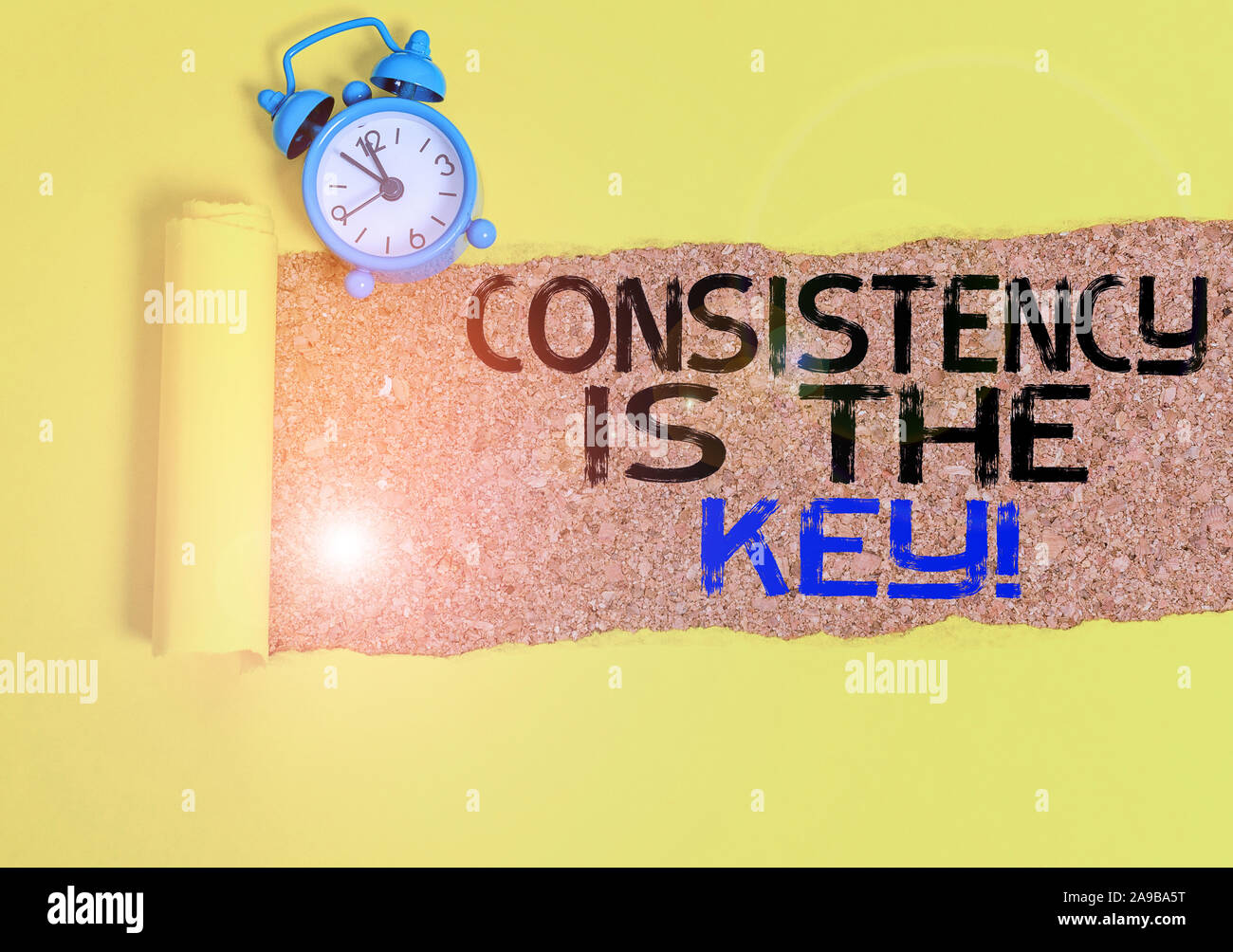 Handwriting text writing Consistency Is The Key. Conceptual photo by ...