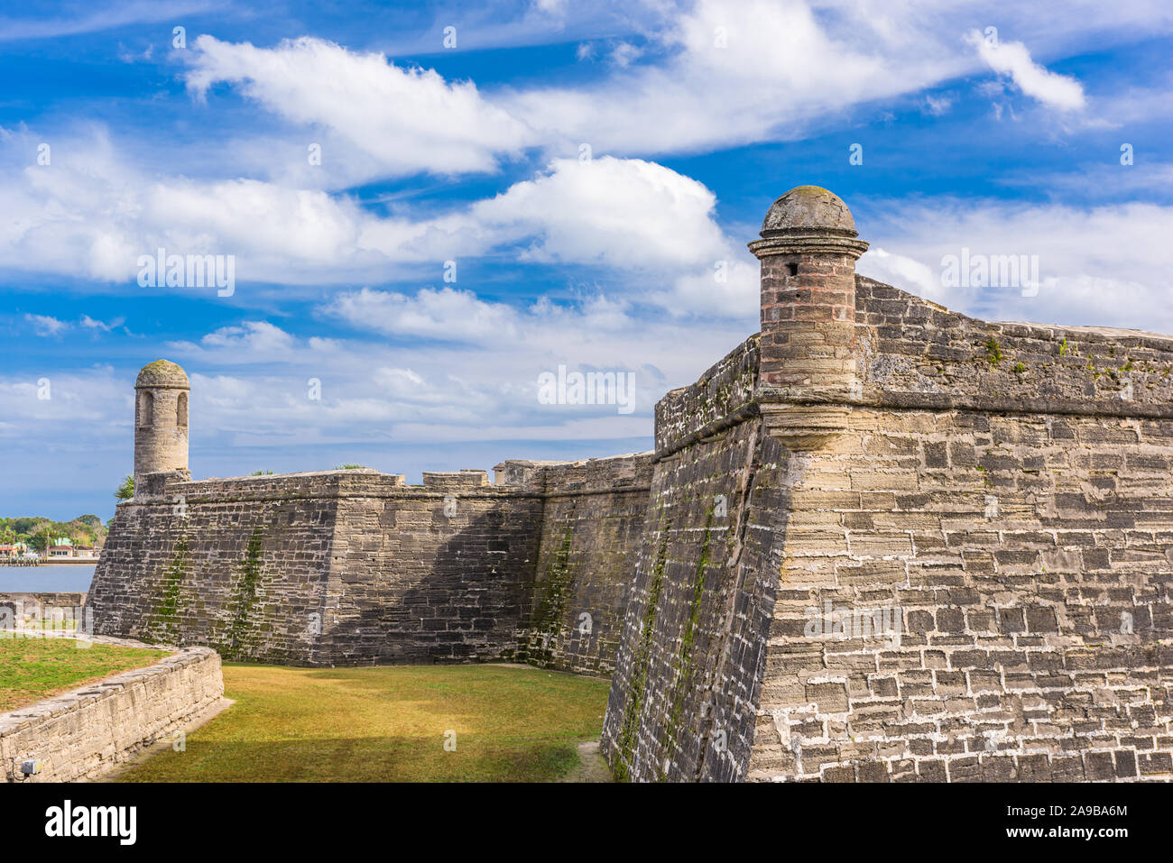 St. Augustine, Florida at the Castillo de San Marcos National Monument ...