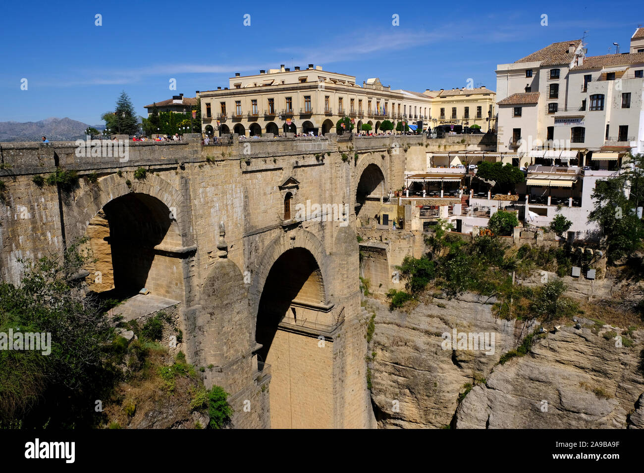 Ronda Gorge Puente Nuevo Spain Stock Photo - Alamy