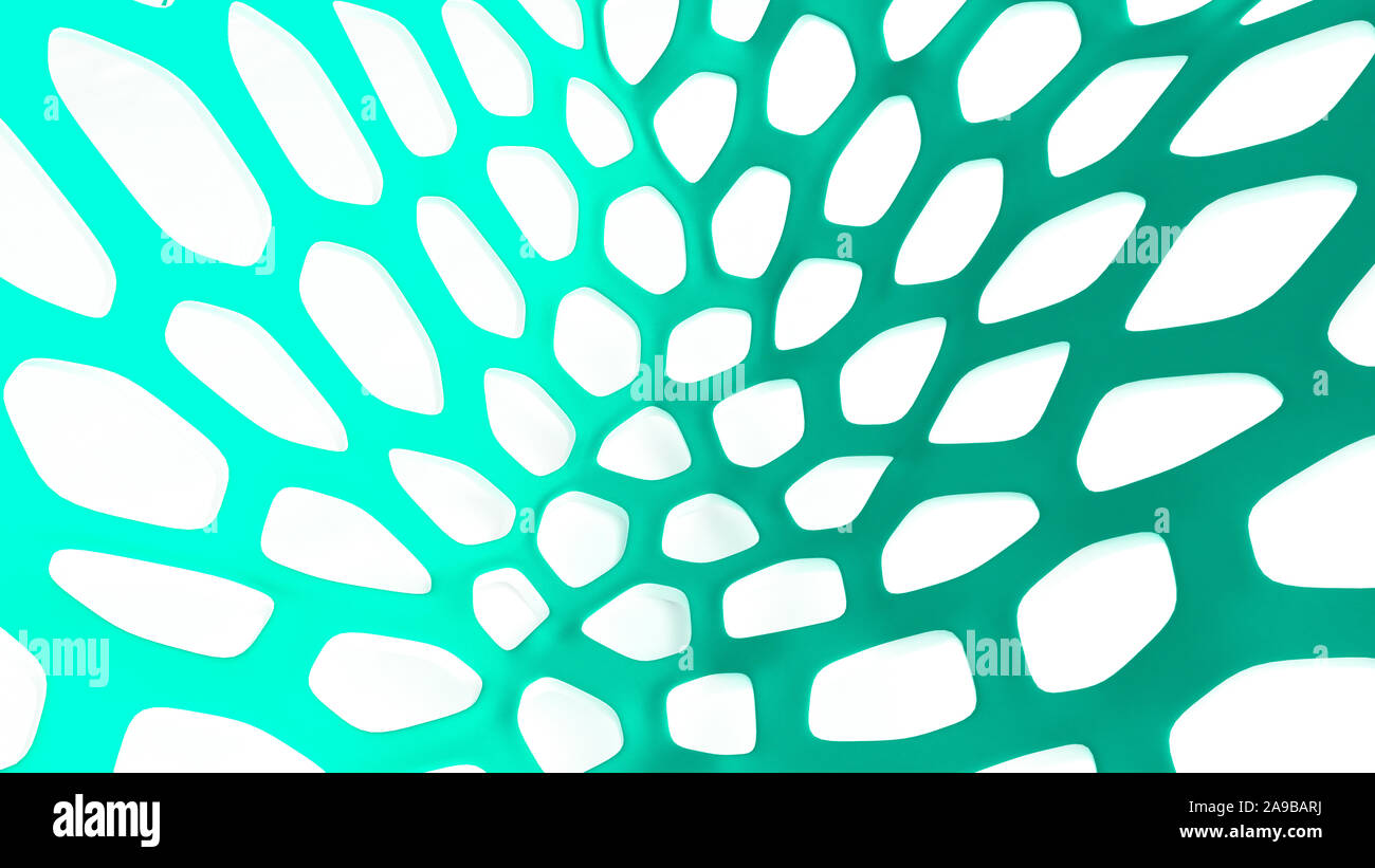 Abstract turquoise white background. 3d rendering 3d illustration Stock ...