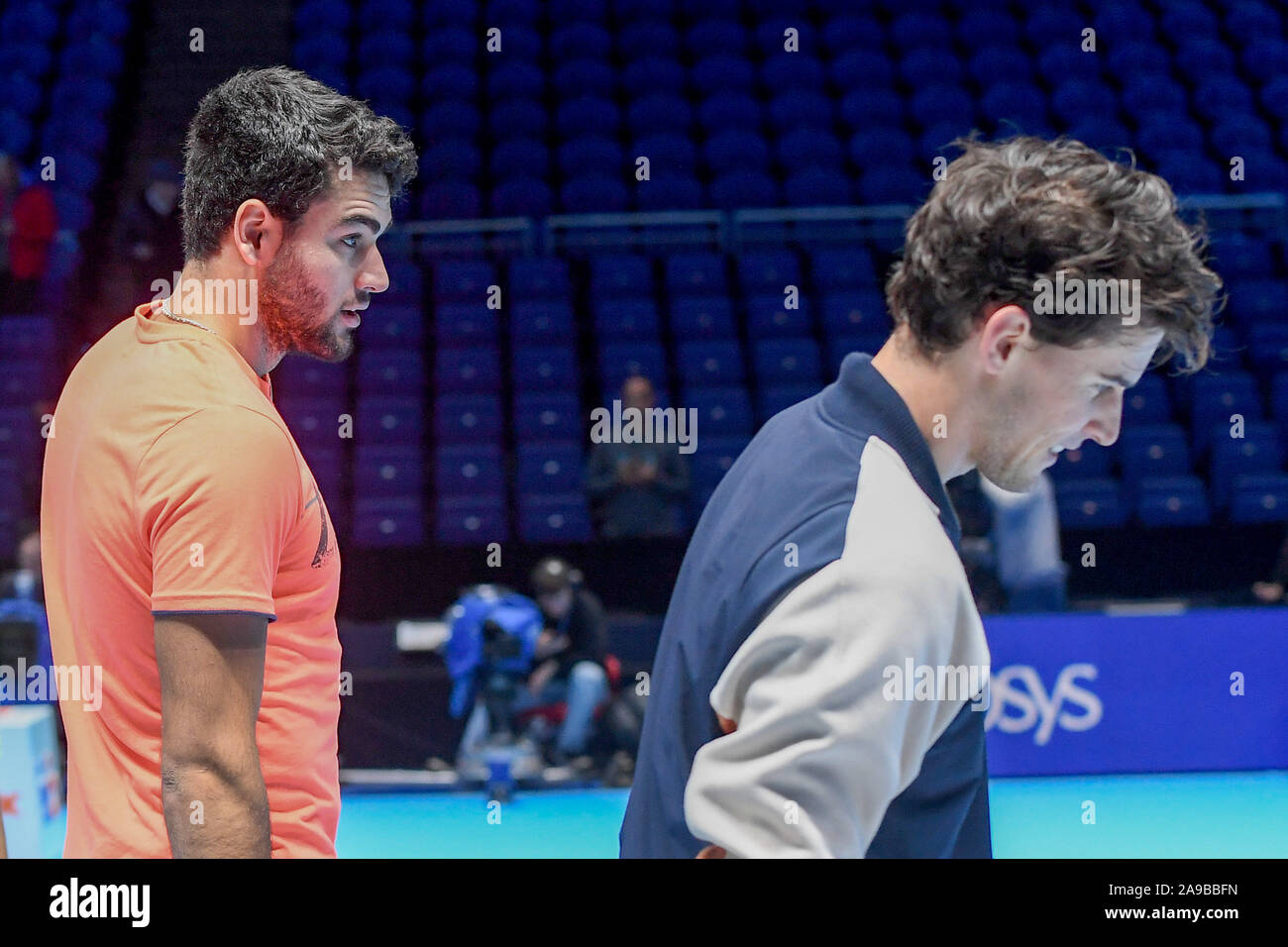 London, UK. 14th Nov, 2019. matteo berettini, ita, during Nitto ATP ...