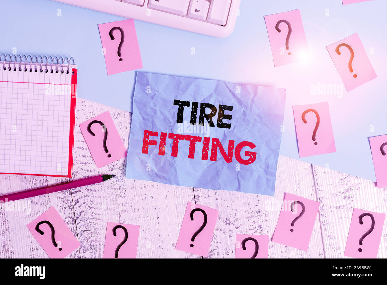 Handwriting text writing Tire Fitting. Conceptual photo The act of ...