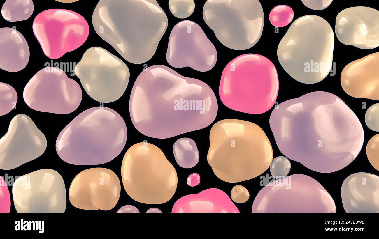 Beautiful background of stones. 3d rendering 3d illustration Stock ...