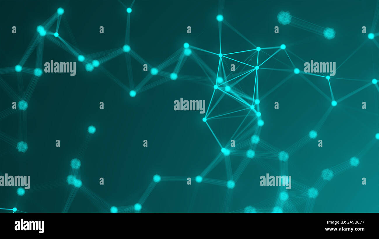 Abstract connection dots. Technology background. Network concept Stock ...