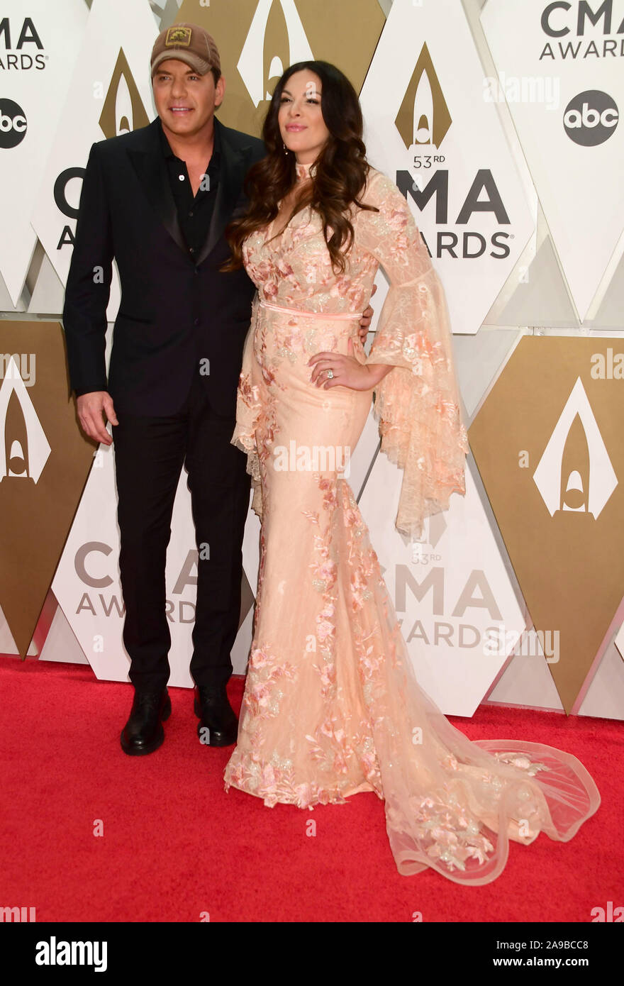 13 November 2019 - Nashville, Tennessee - Rodney Atkins, Rose Falcon ...