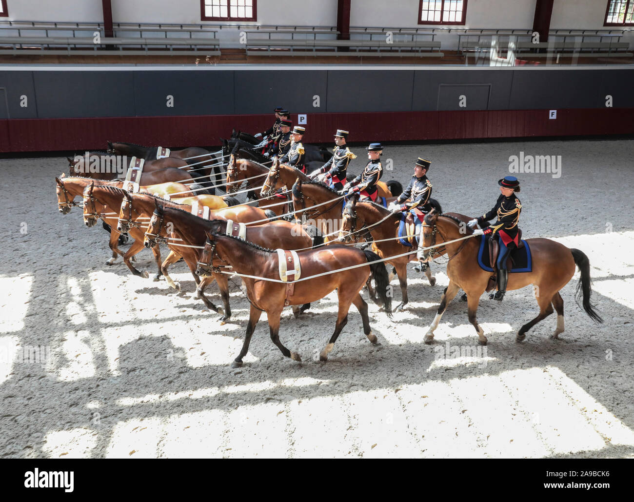 MANIFESTATION OF REGIMENT OF CAVALRY OF REPUBLICAN GUARD AT THE ...