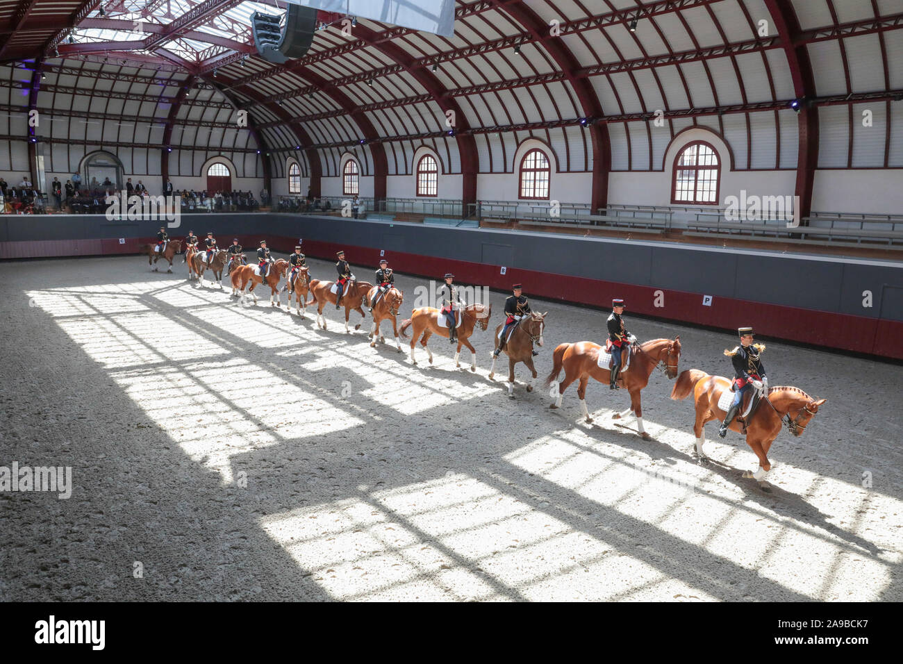 MANIFESTATION OF REGIMENT OF CAVALRY OF REPUBLICAN GUARD AT THE ...