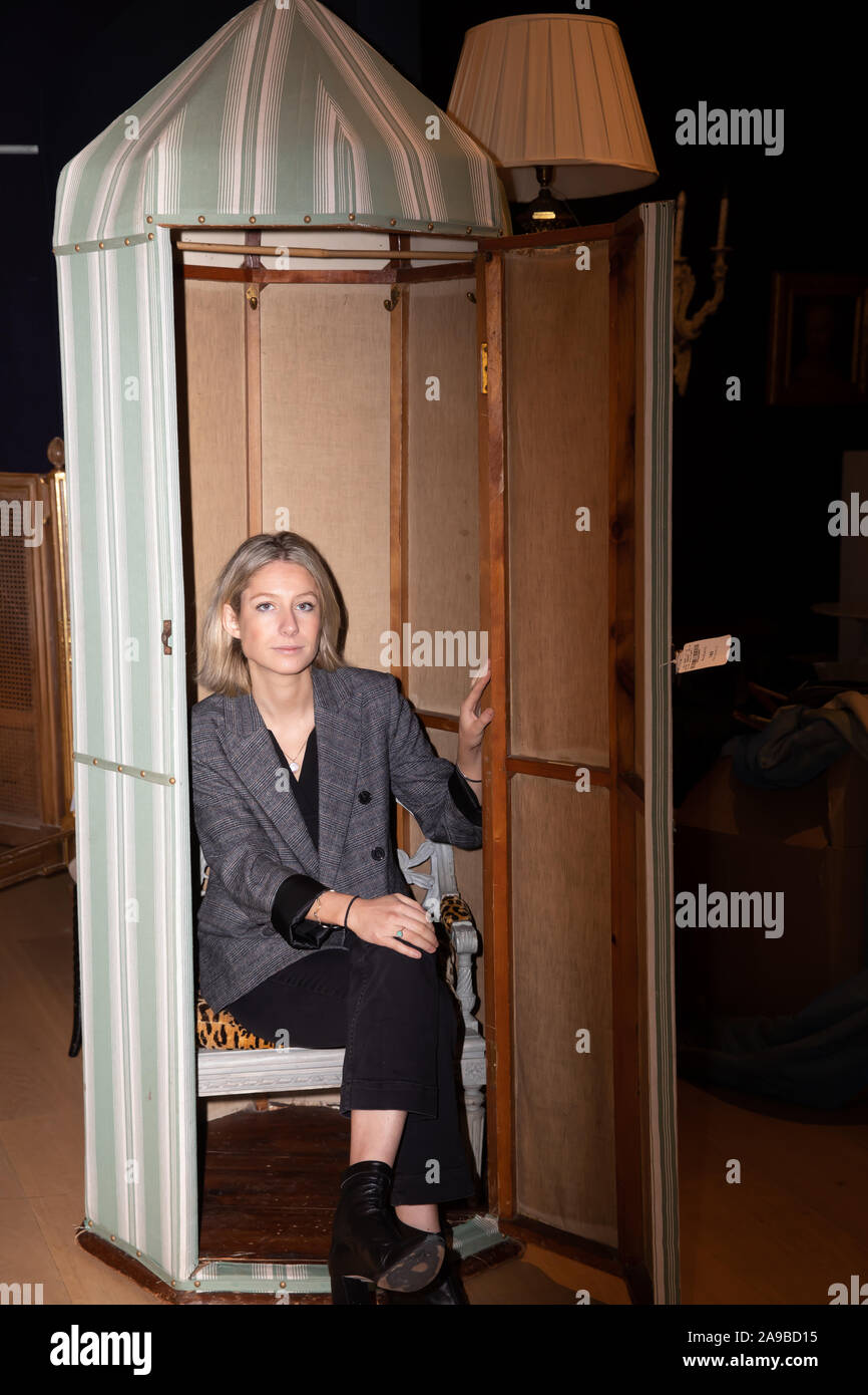 Photocall at Bonhams with Interior designer, Nicky Haslam with A late ...