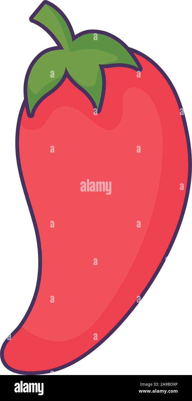 peppers mexican in white background vector illustration design Stock ...