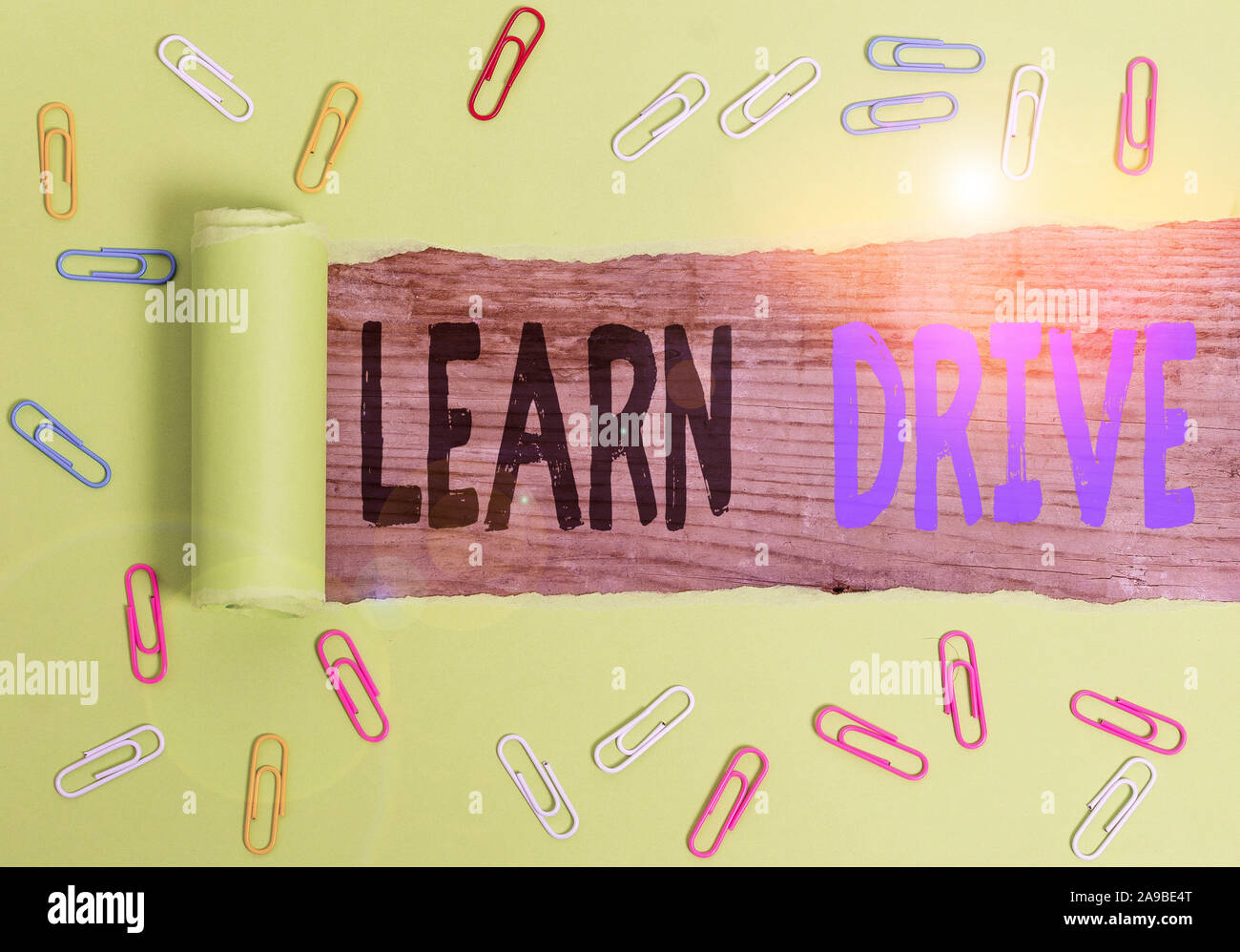 Text sign showing Learn Drive. Business photo text to gain the ...