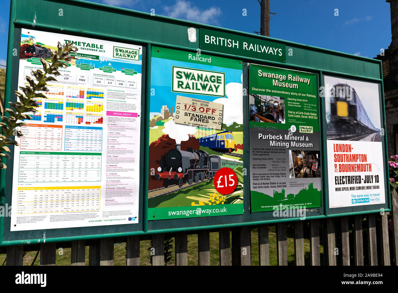 Vintage steam train advert hi-res stock photography and images - Alamy