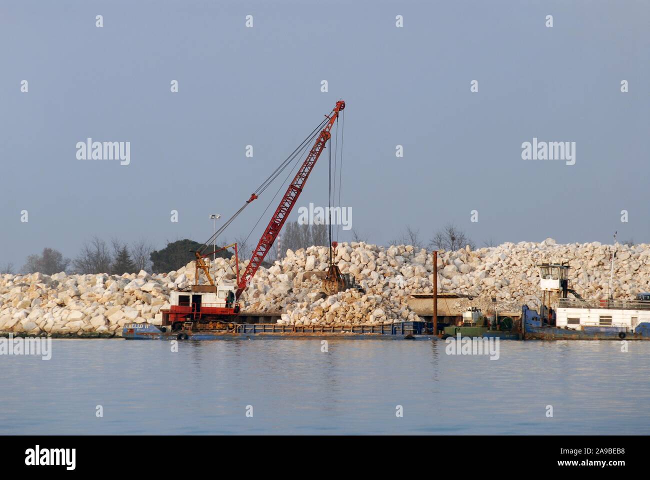 Mose construction site (Experimental Electromechanical MOdulum), the ...