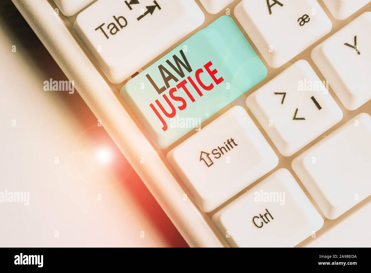 Writing note showing Law Justice. Business concept for a scheme or ...