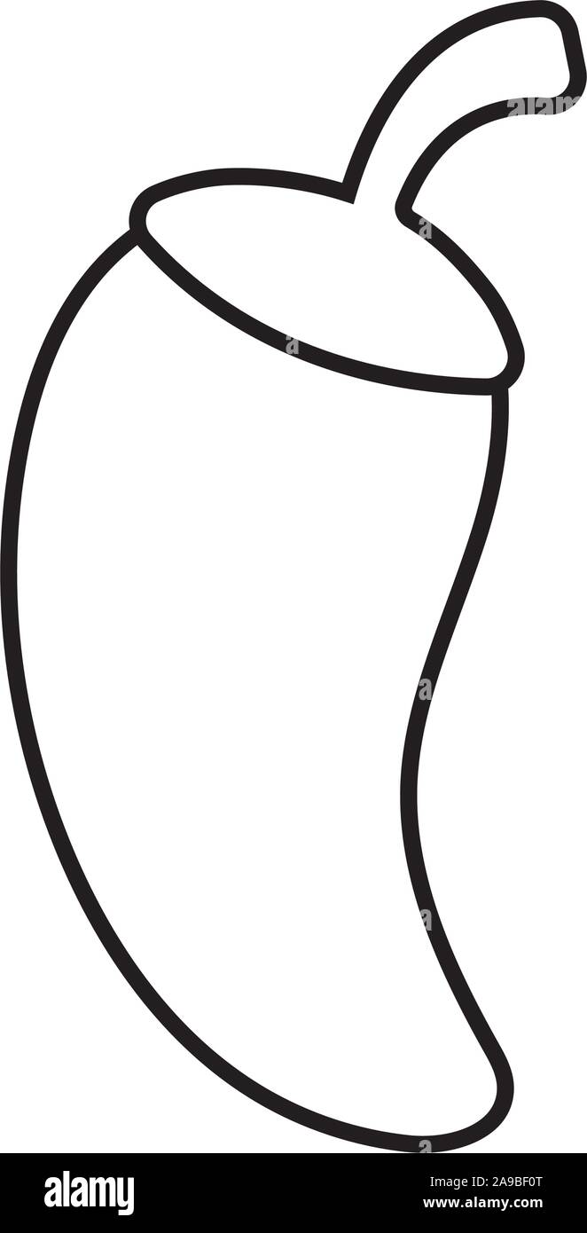 peppers mexican in white background vector illustration design Stock ...