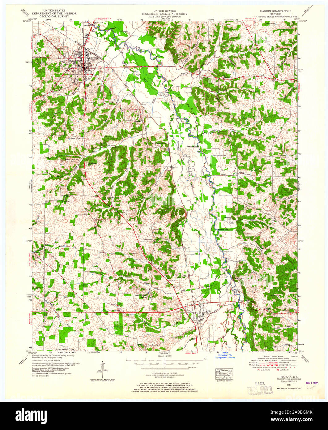 Map of hardin Cut Out Stock Images & Pictures - Alamy