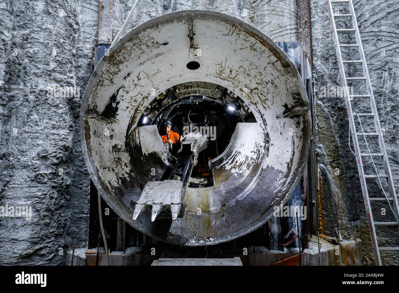 Tunnel boring machine hi-res stock photography and images - Alamy
