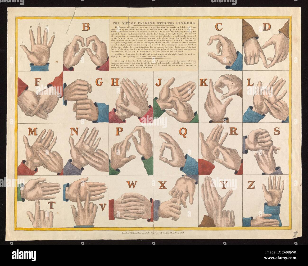 Hands showing sign language alphabet hi-res stock photography and ...