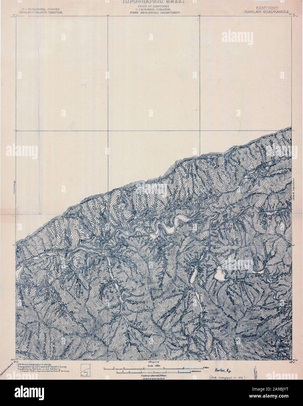 Harlan map hi-res stock photography and images - Alamy