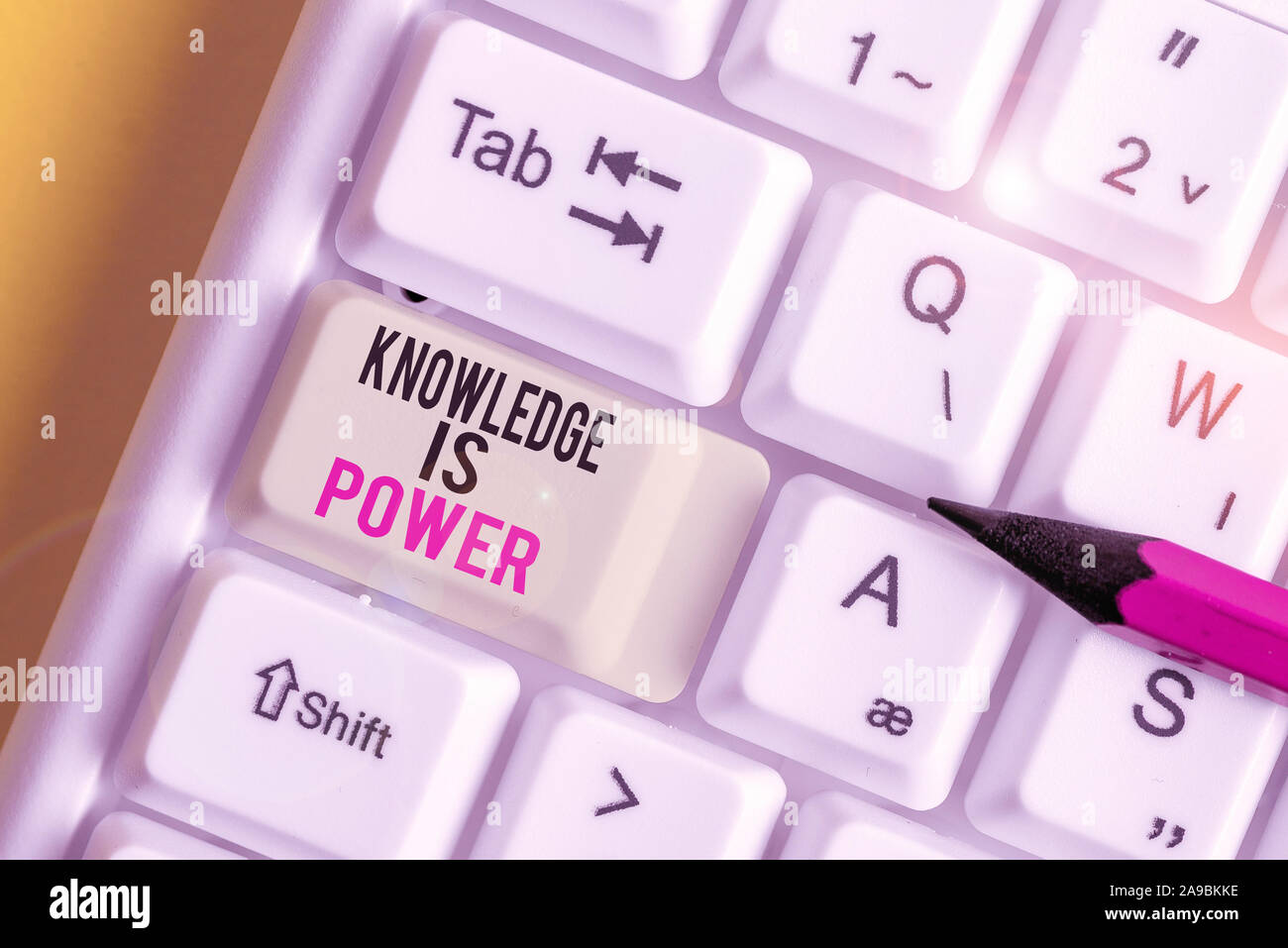 Handwriting text Knowledge Is Power. Conceptual photo skills acquired ...