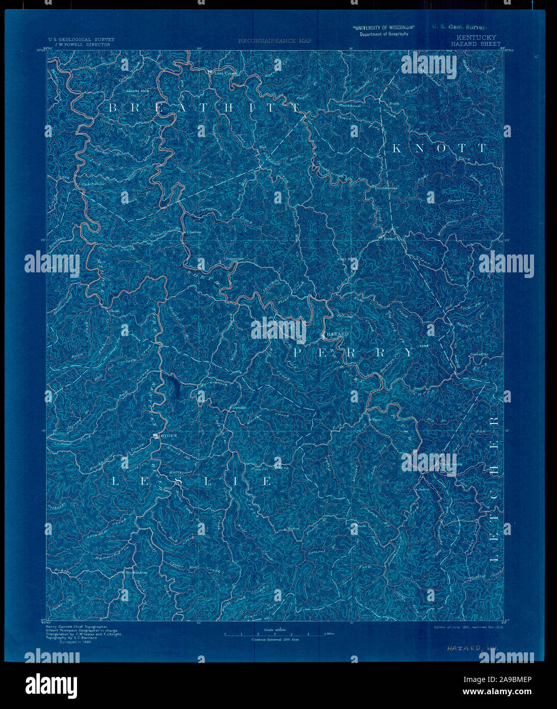 Hazard kentucky map hi-res stock photography and images - Alamy