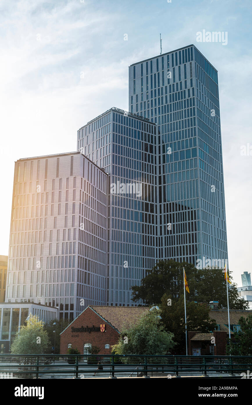 Malmo, Sweden - August 28, 2019: Facade of the luxury Clarion Hotel ...