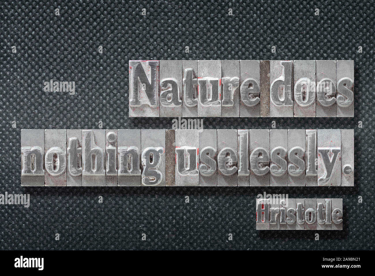nature does nothing uselessly - ancient Greek philosopher Aristotle ...
