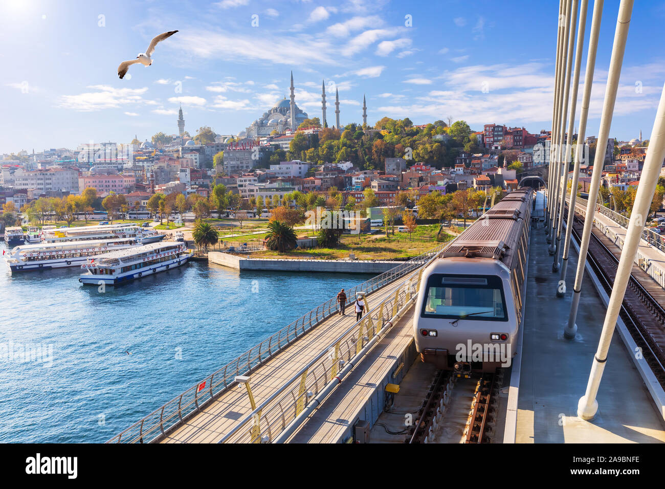 Halic skyline cityscape water hi-res stock photography and images - Alamy