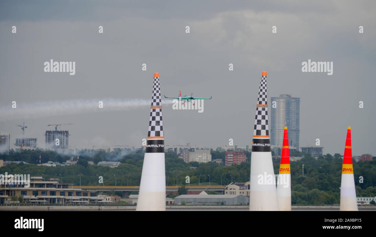 Racing airplane at the stage Stock Photo - Alamy