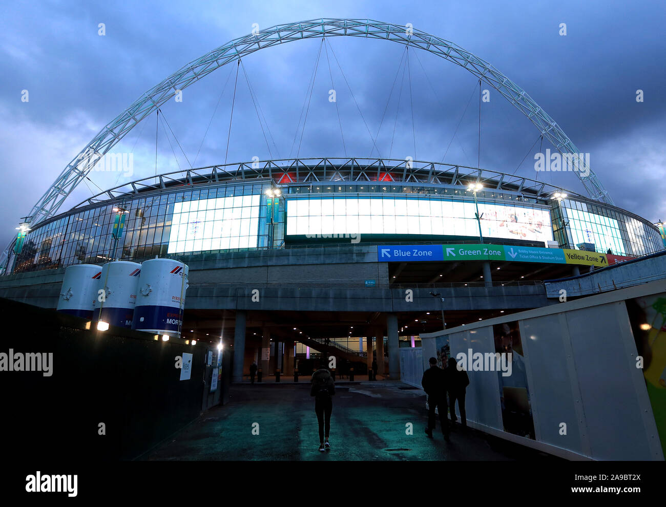 General view of Wembley stadium ahead of the UEFA Euro 2020 Qualifying ...