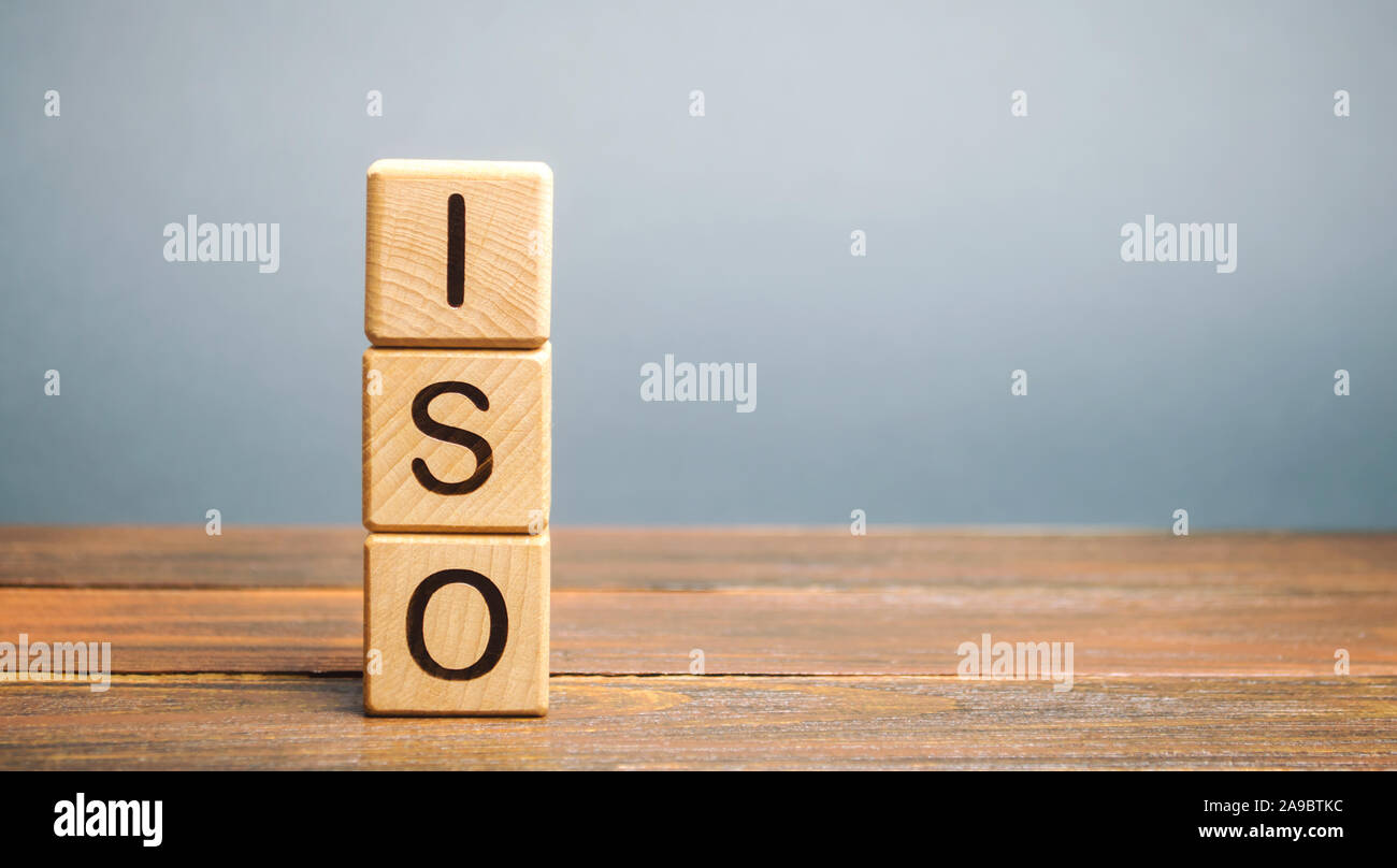 Iso international organization for standardization hi-res stock ...