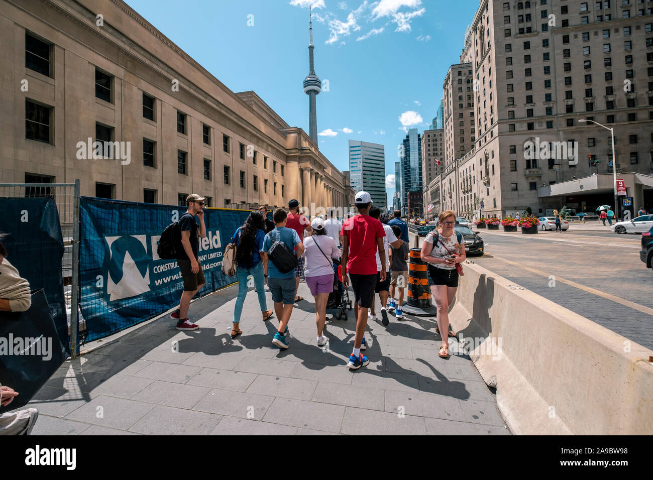 City Street scene and buildings view, Toronto, Ontario, Canada Stock ...