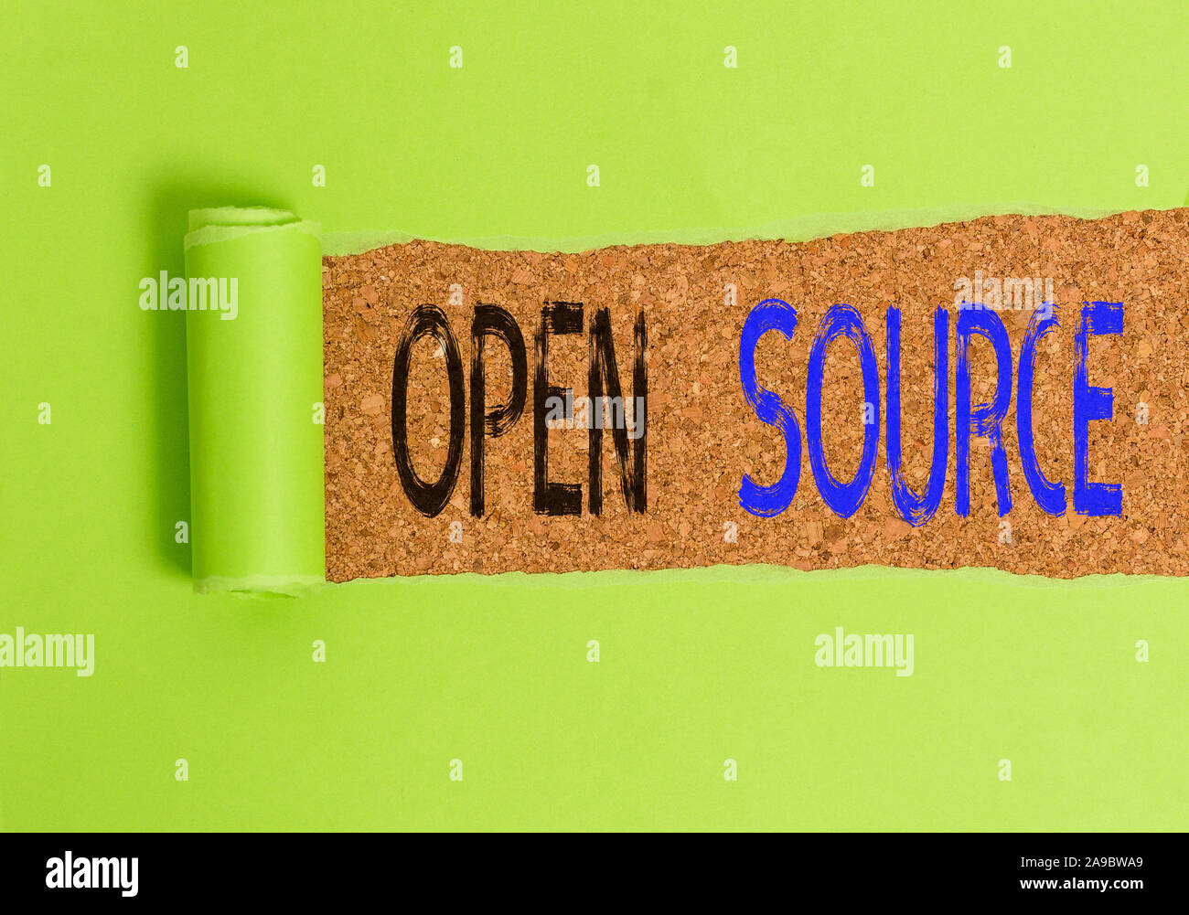 Text Sign Showing Open Source Business Photo Text Denoting Software Which Original Source Code