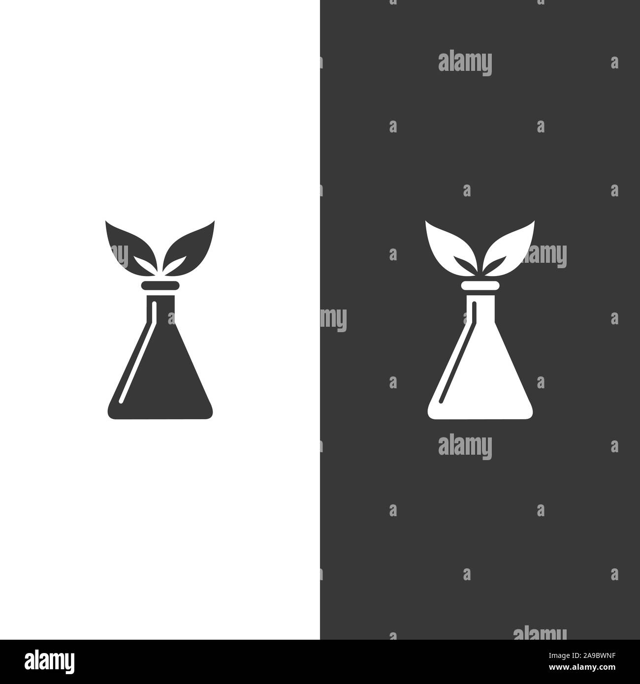 Lab plant icon. Pharmacy isolated vector illustration Stock Vector ...