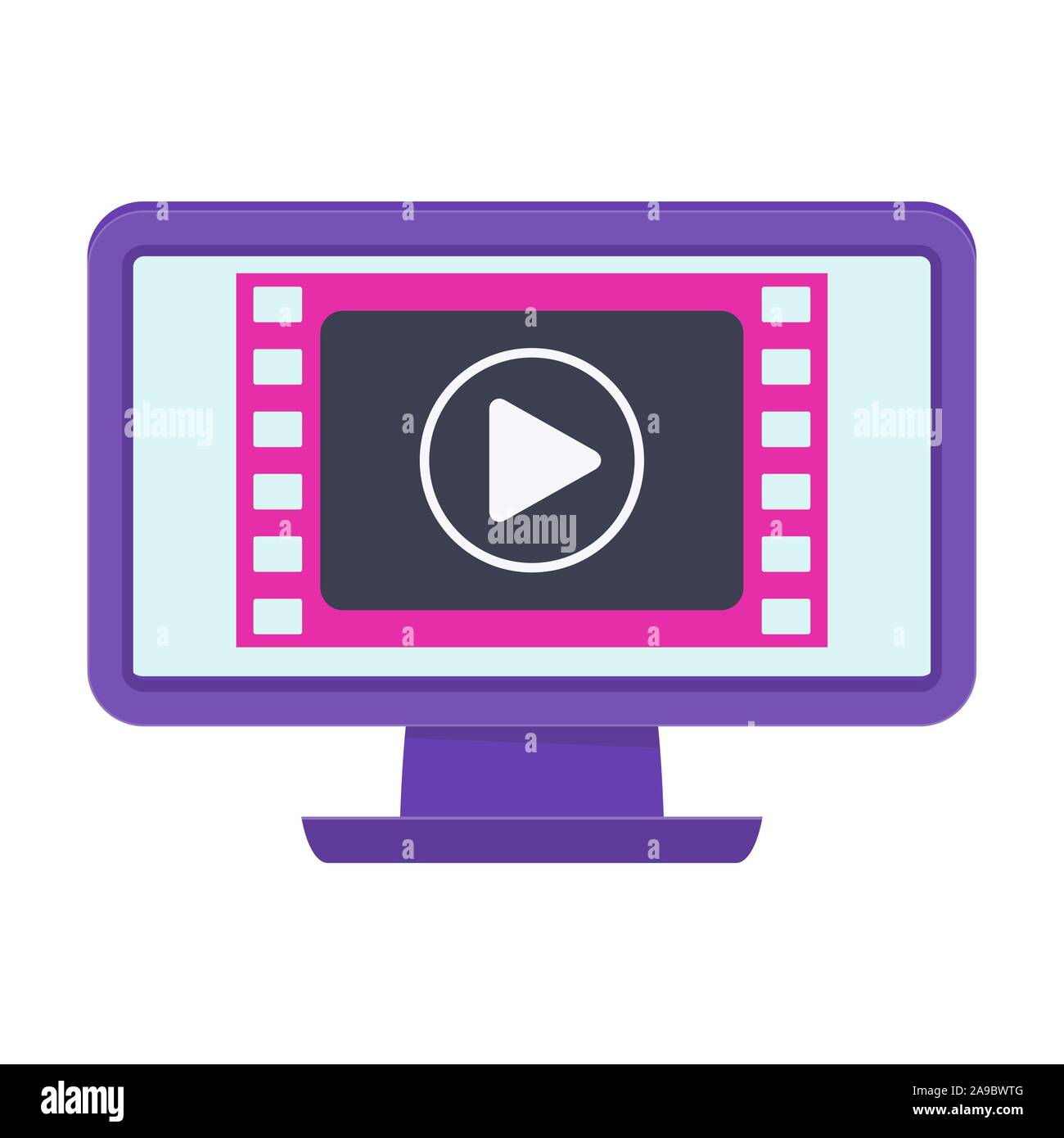 Sales video Stock Vector Images - Alamy