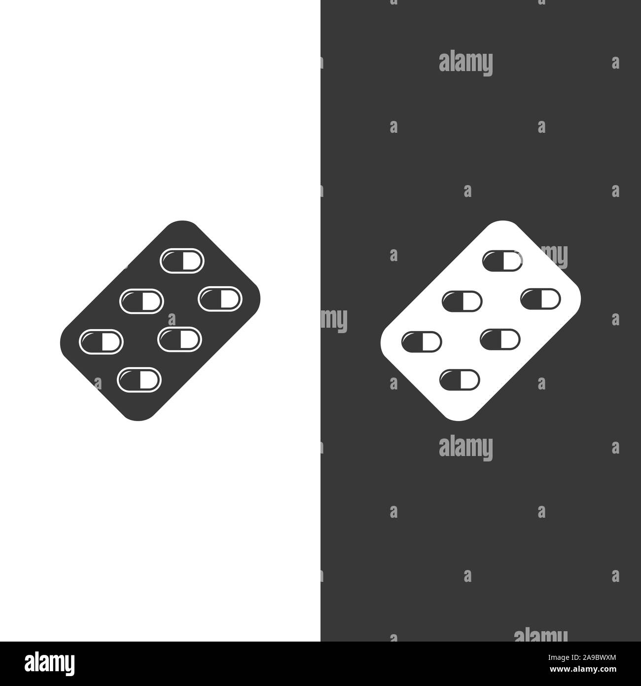 Blister Icon High Resolution Stock Photography and Images - Alamy