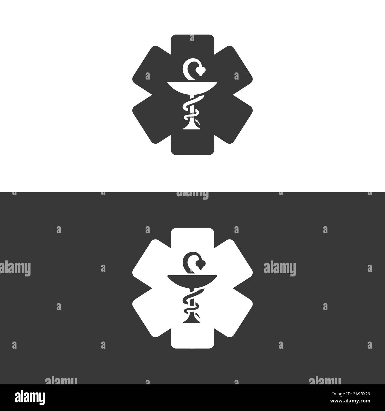 Pharmacy symbol icon. Isolated image. Flat vector illustration Stock ...