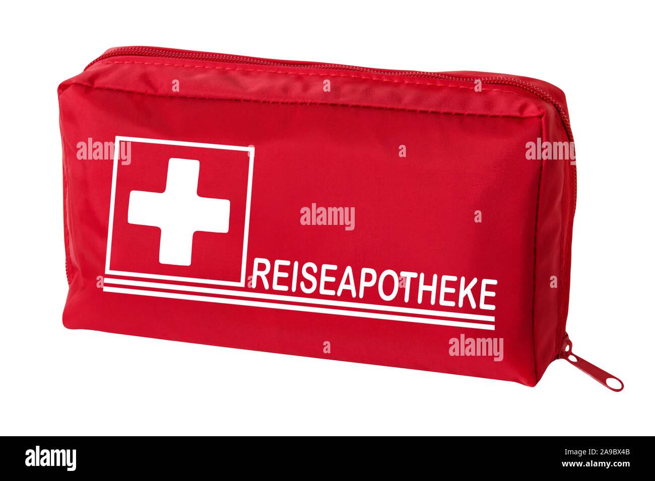 German First Aid Travel Kit isolated against whit background Stock ...