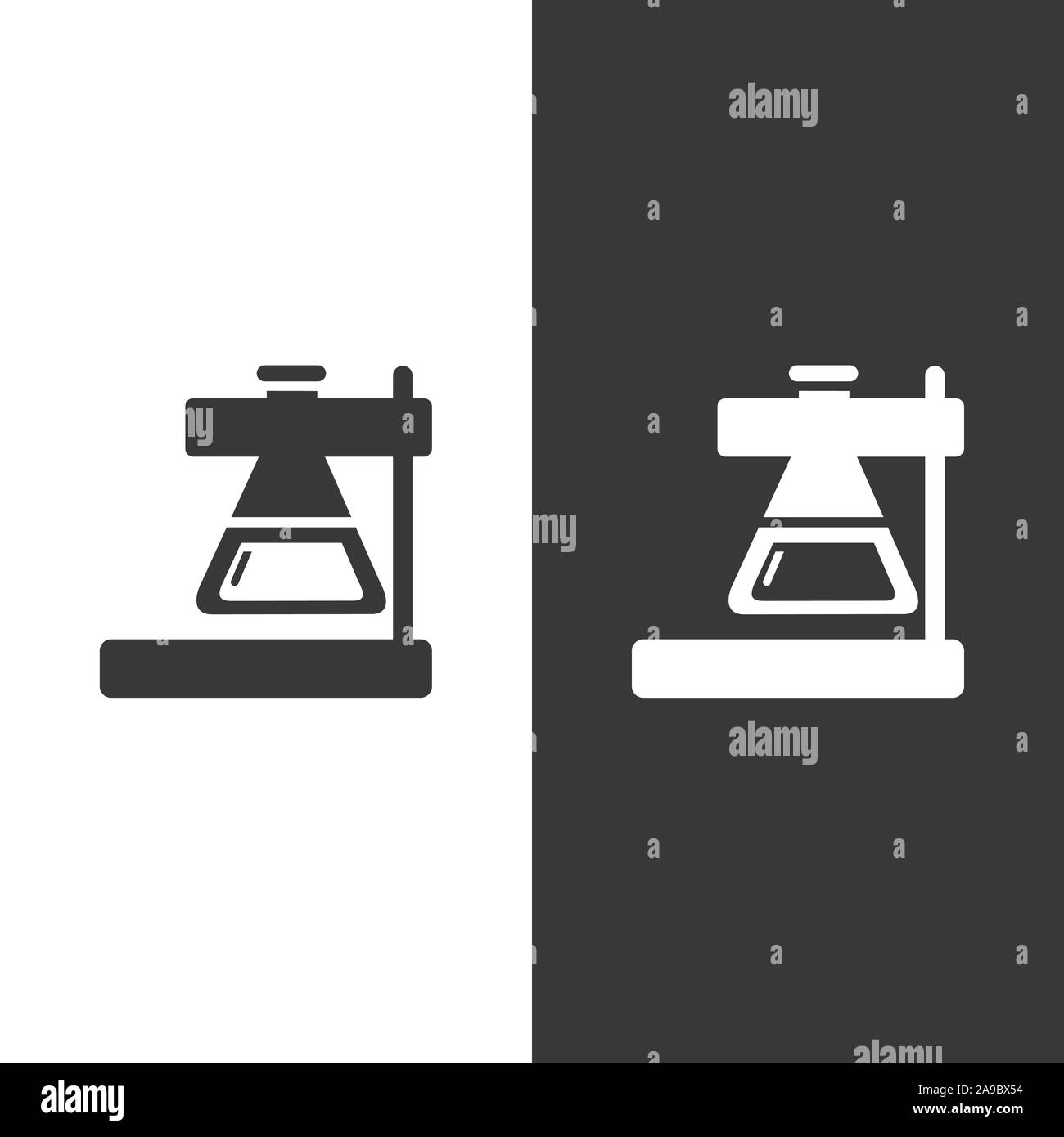 Conical flask Stock Vector Images - Alamy