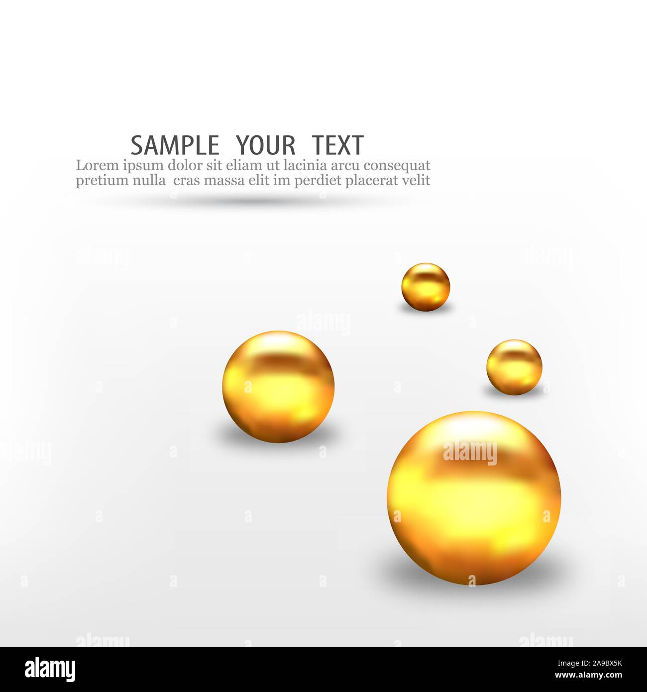 White gold 3d circle Stock Vector Images - Alamy