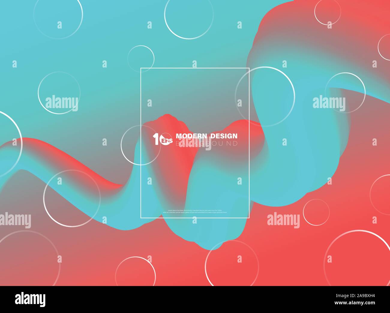 Abstract liquid color mesh template design. Decorate for poster ...