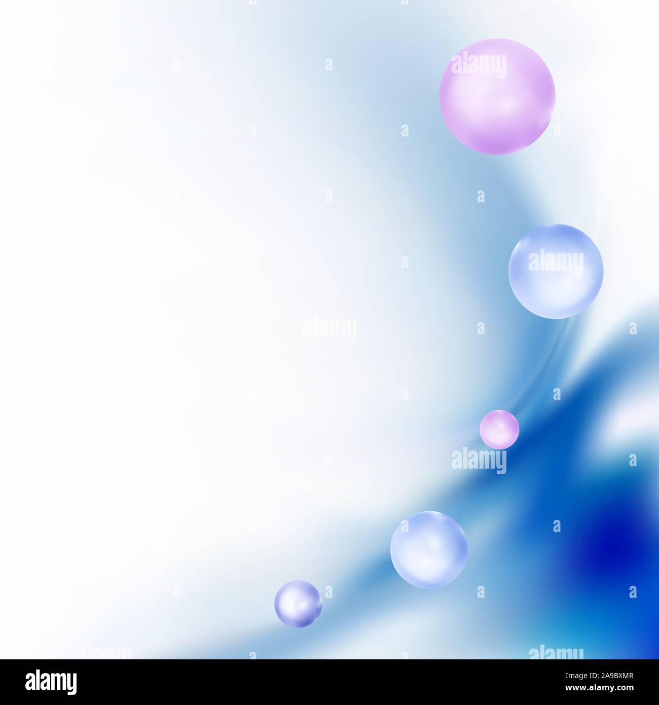 Abstract pearl background Blue wave background eps10 Stock Vector Image ...