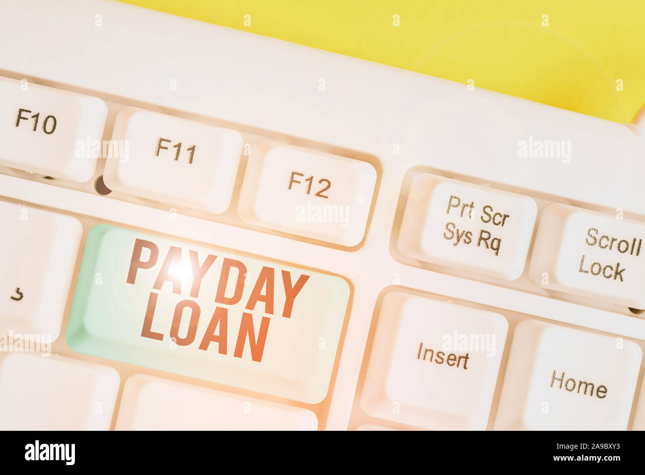 Conceptual hand writing showing Payday Loan. Concept meaning Something ...