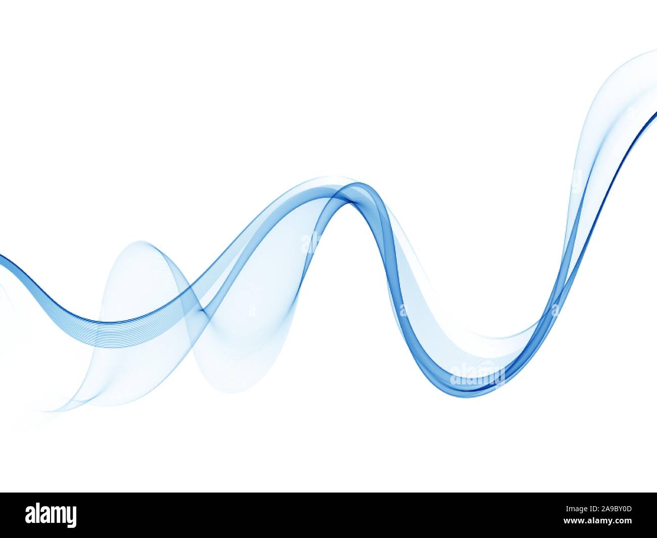 Vector awesome abstract blue backgrounds Blue wave Stock Vector Image ...