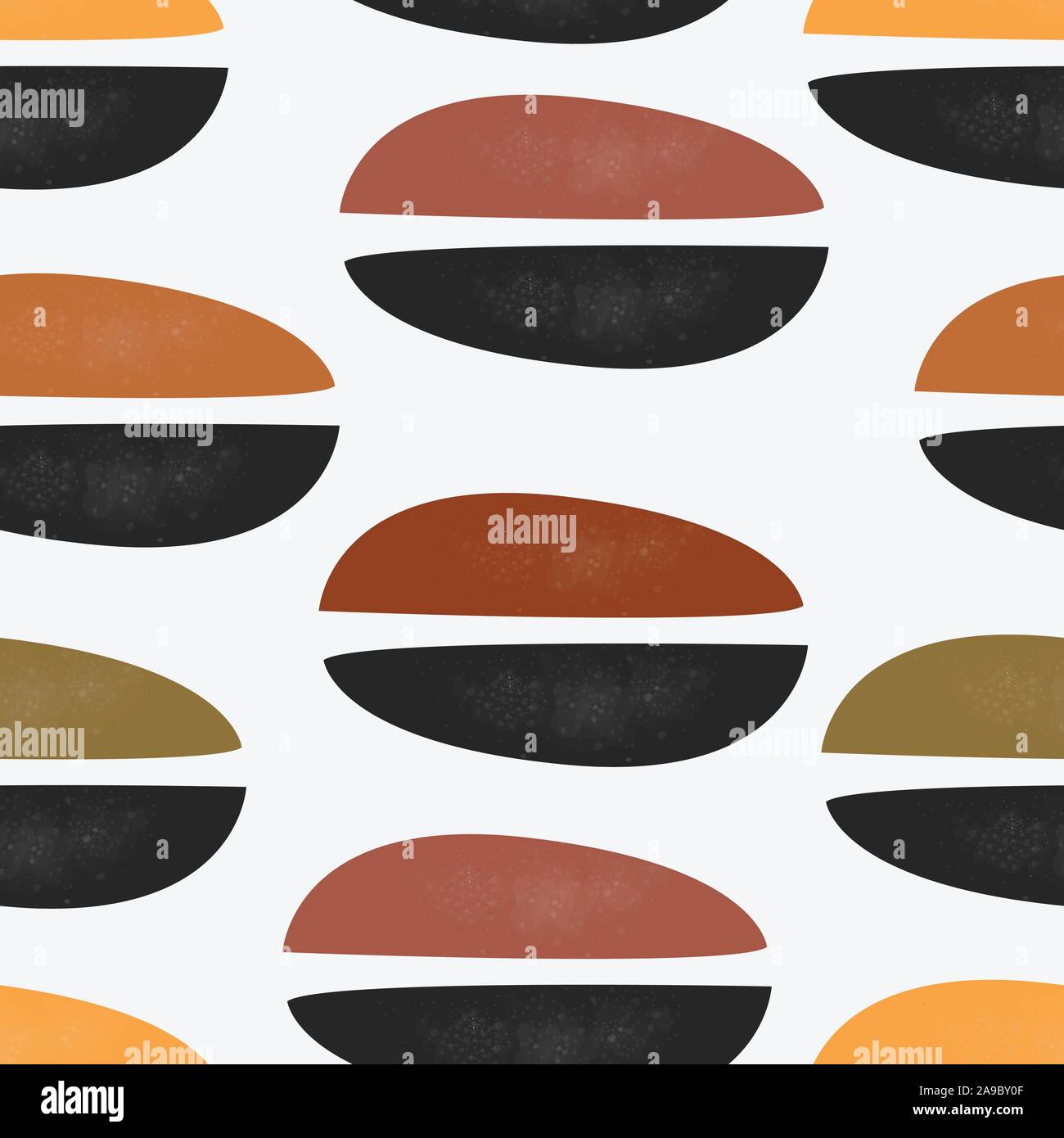 Cute Seamless Scandinavian Terracotta Pattern in modern colours. Modern ...