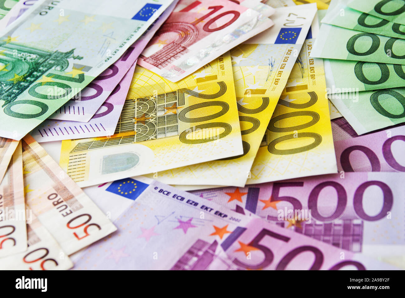 Banknotes europe hi-res stock photography and images - Alamy