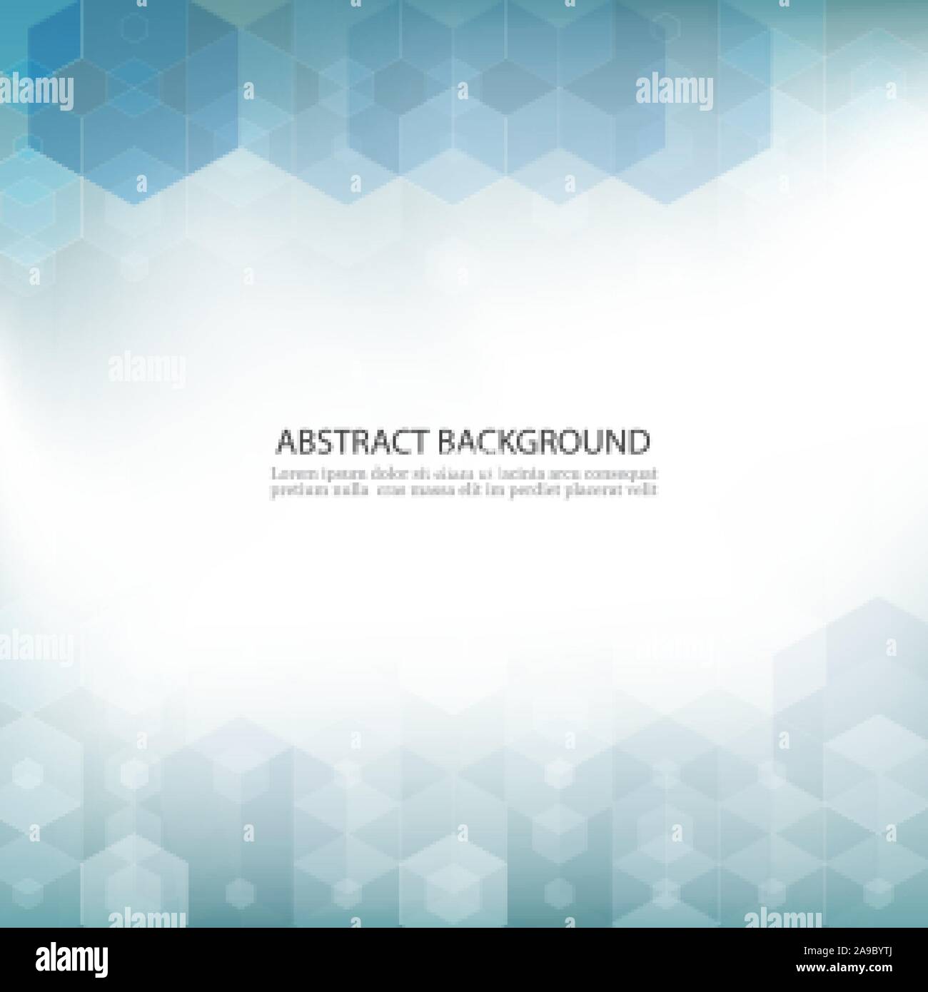 Abstract blue background Vector blue hexagon eps10 Stock Vector Image ...