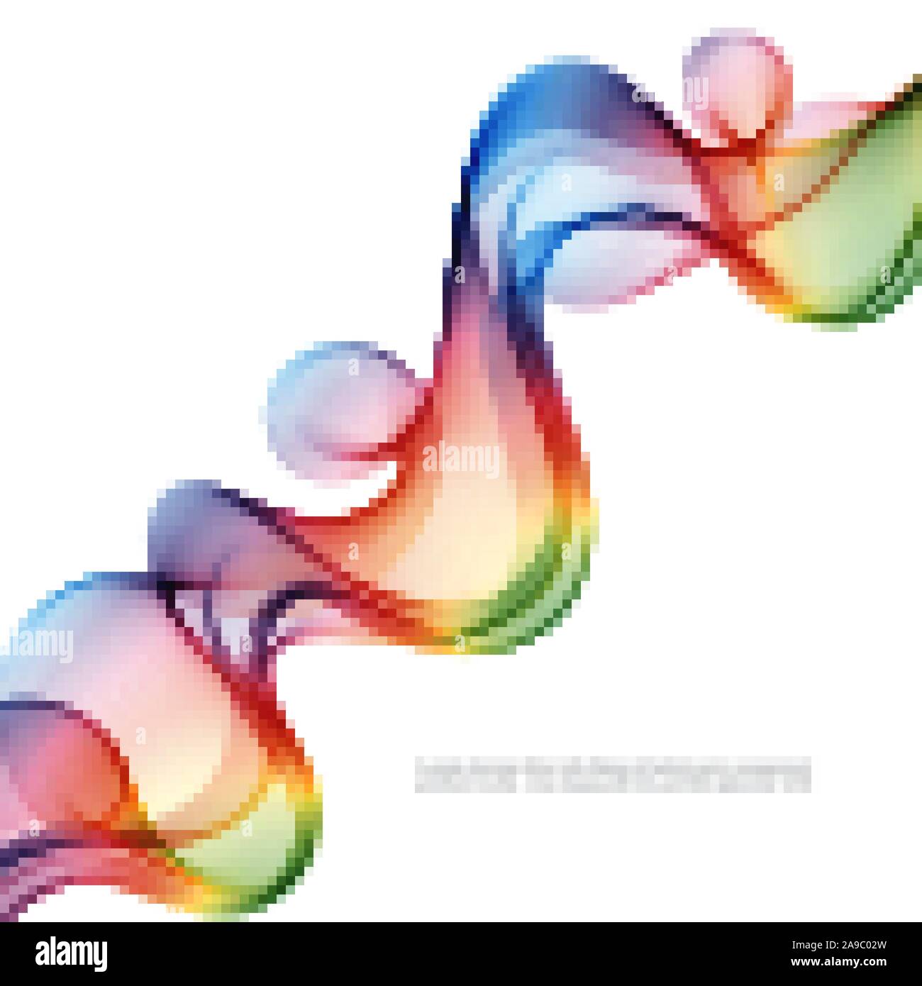 Abstract smoky waves background. Template brochure design Stock Vector Image & Art - Alamy