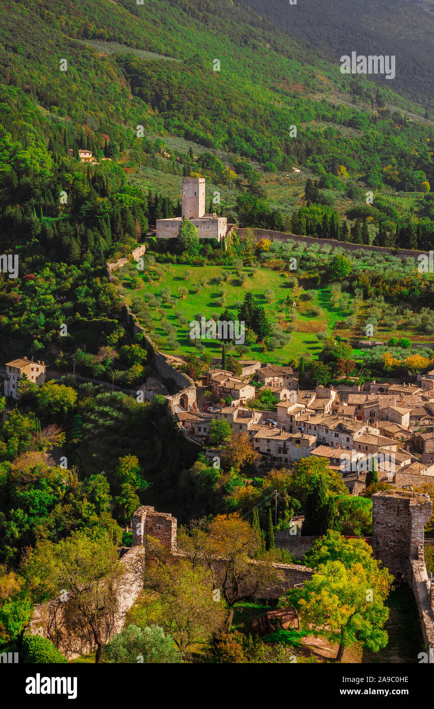 Old castle of assisi hi-res stock photography and images - Alamy